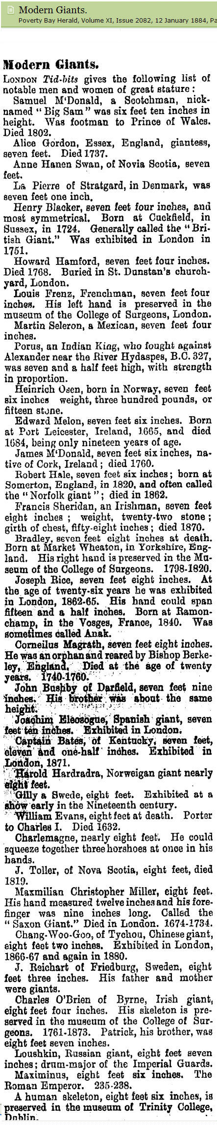 Alice Gordon - The tallest woman Essex
