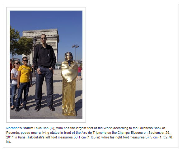 Brahim Takioullah - The tallest man Morocco