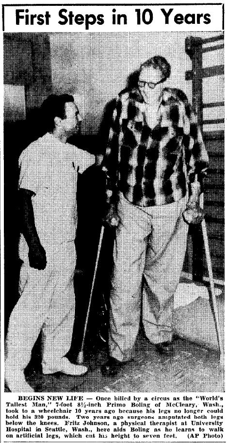 Cecil Boling - The tallest man