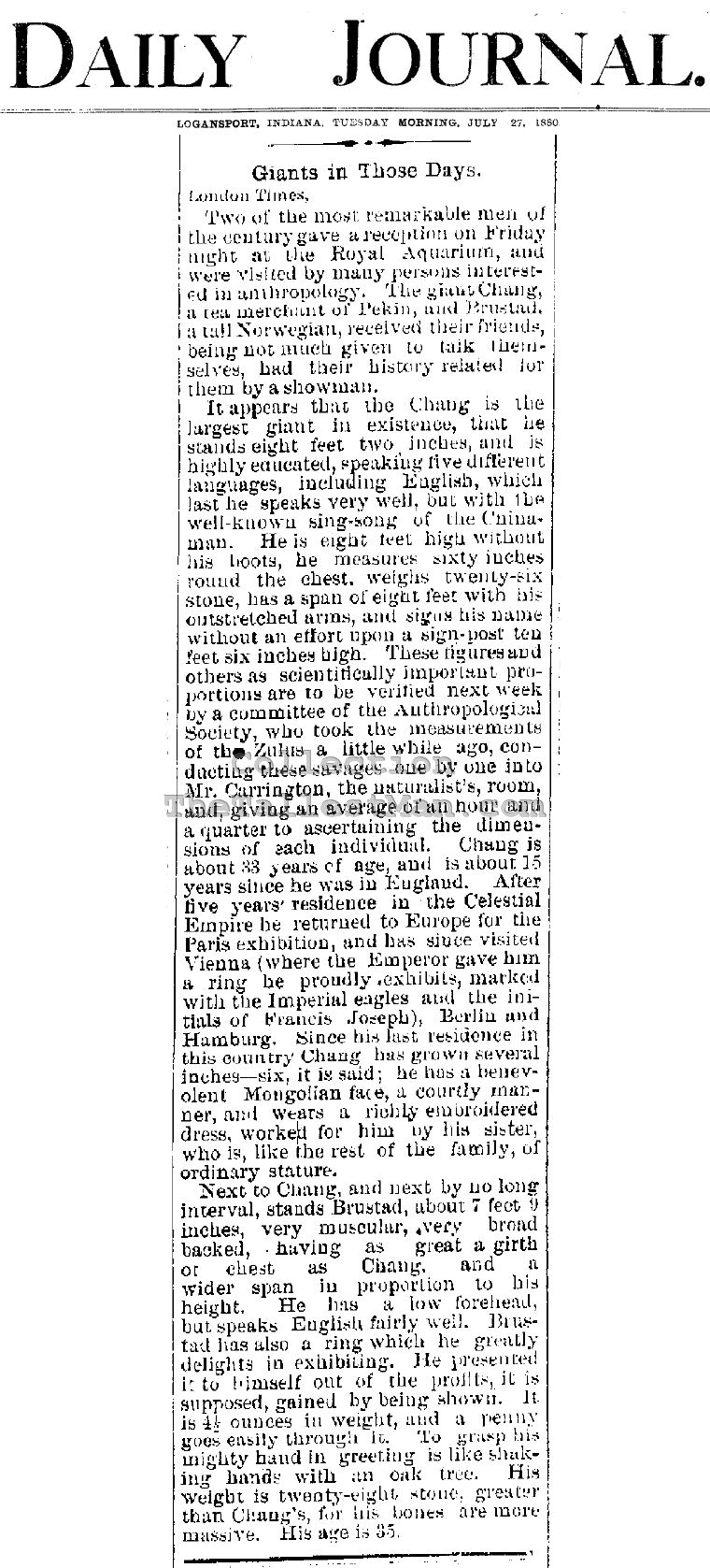 Chang Woo-Gow - The tallest man China