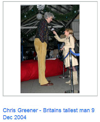 Christopher Greener - The tallest man England