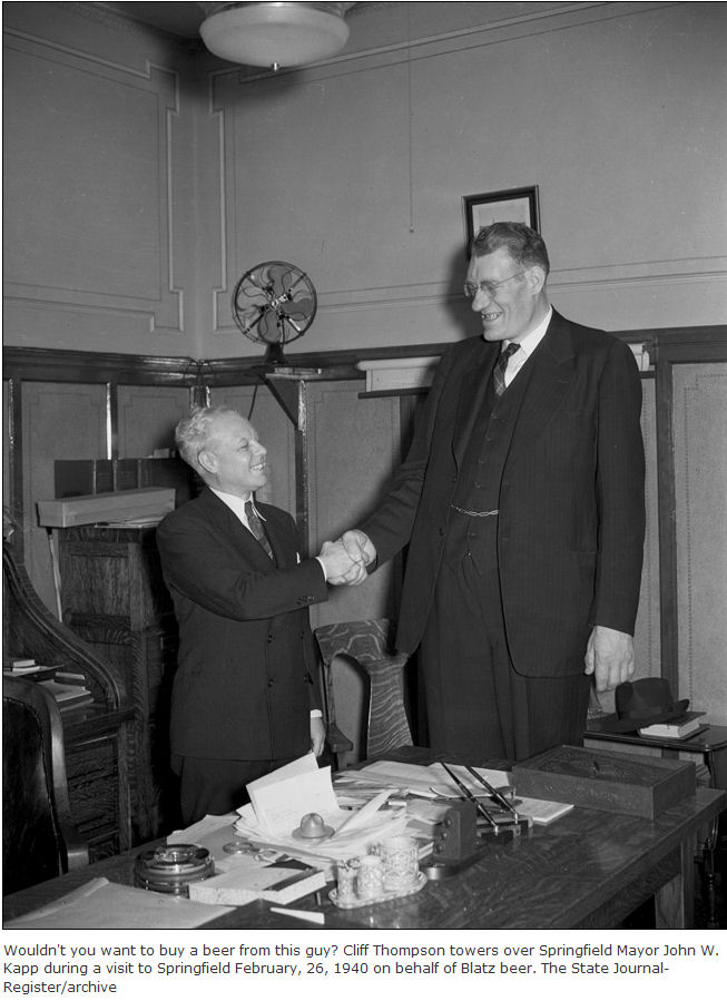 Clifford Marshall Thompson The tallest man