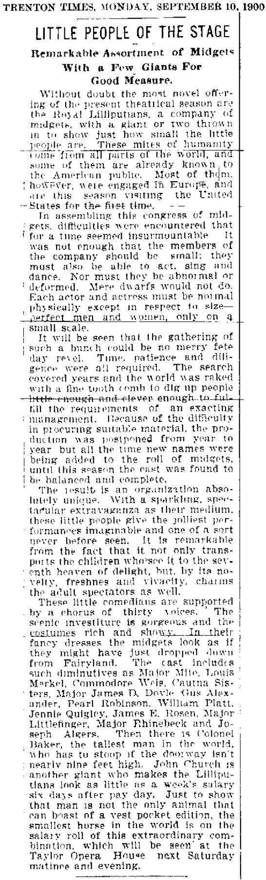 Colonel William Baker - The tallest man