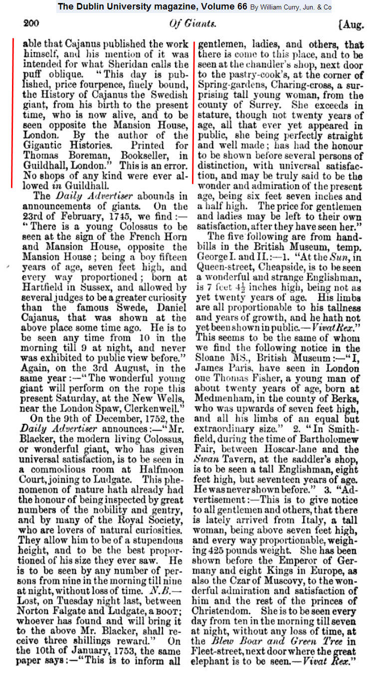 Daniel Cajanus - The tallest man Finland