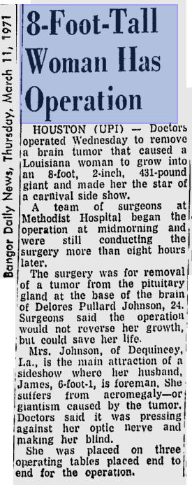 Delores Pullard - The tallest woman