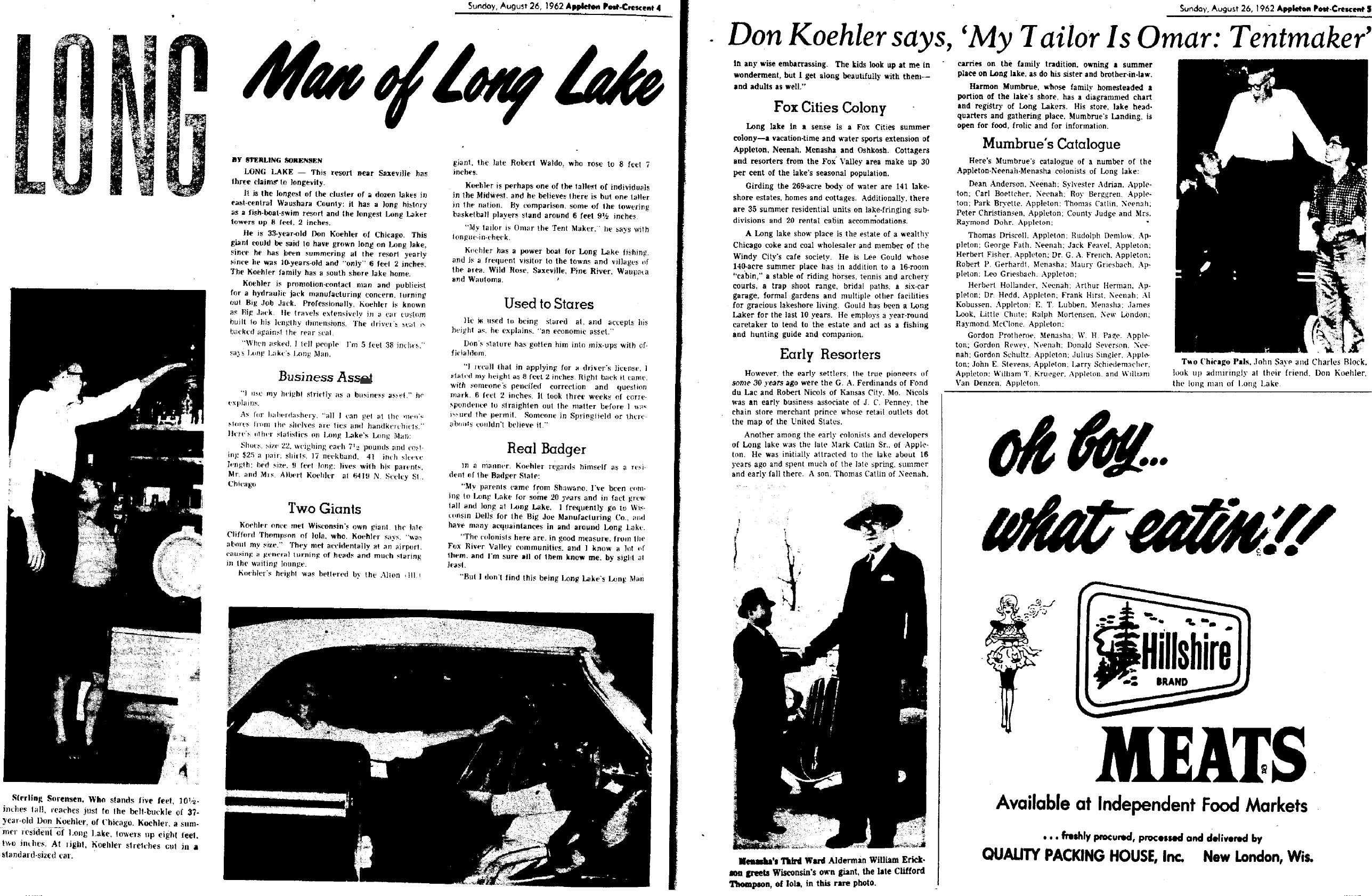 Don Koehler - The tallest man Chicago