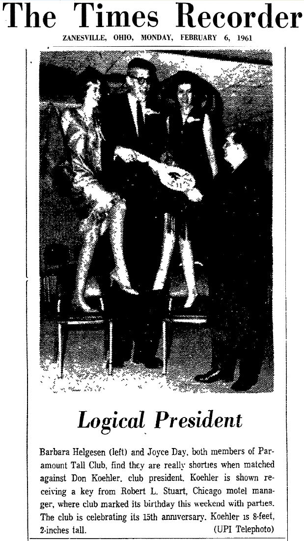 Don Koehler - The tallest man Chicago