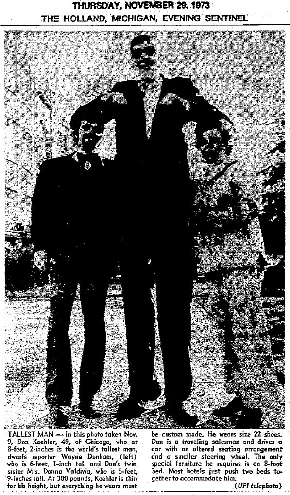 Don Koehler - The tallest man Chicago