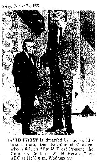 Don Koehler - The tallest man Chicago