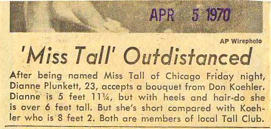 Don Koehler - The tallest man Chicago