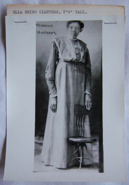 Ella Ewing The tallest woman Missouri