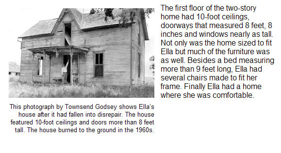 Ella Ewing The tallest woman Missouri