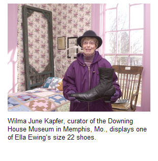 Ella Ewing The tallest woman Missouri