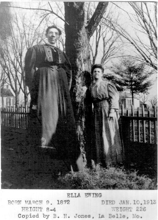 Ella Ewing The tallest woman Missouri