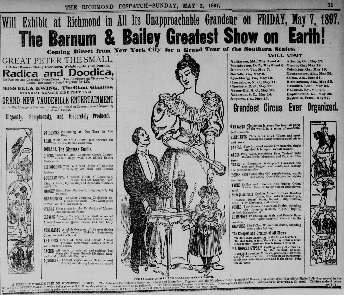 Ella Ewing The tallest woman Missouri