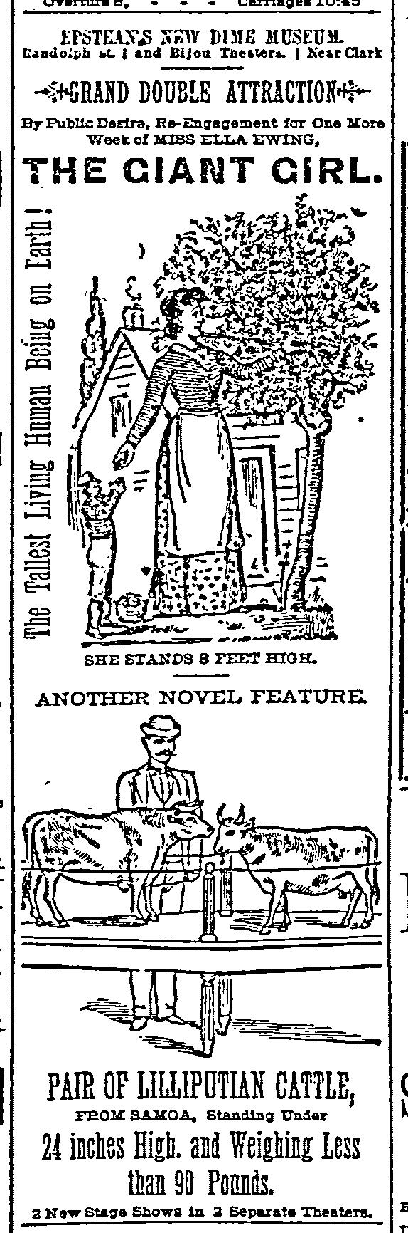 Ella Ewing The tallest woman Missouri