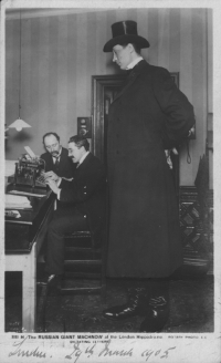 Feodor Machnow - The tallest man Russia Belarus