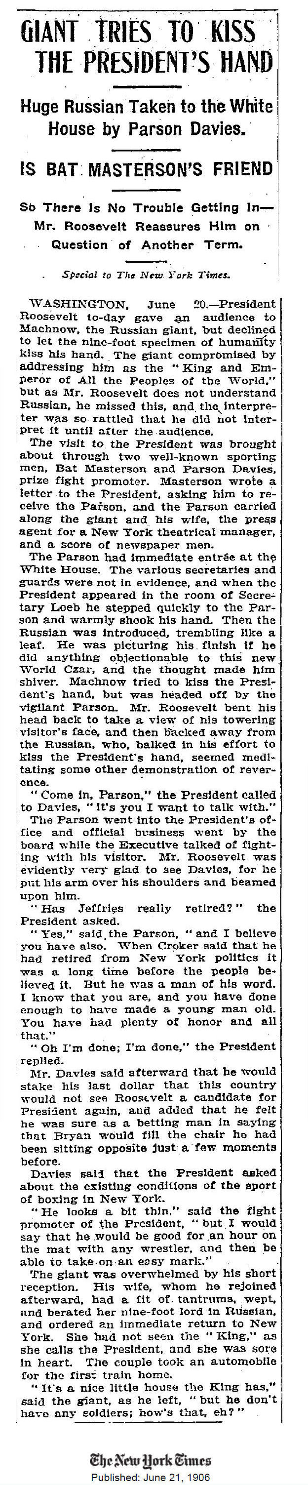 Feodor Machnow - The tallest man Russia Belarus