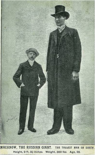 Feodor Machnow - The tallest man Russia Belarus
