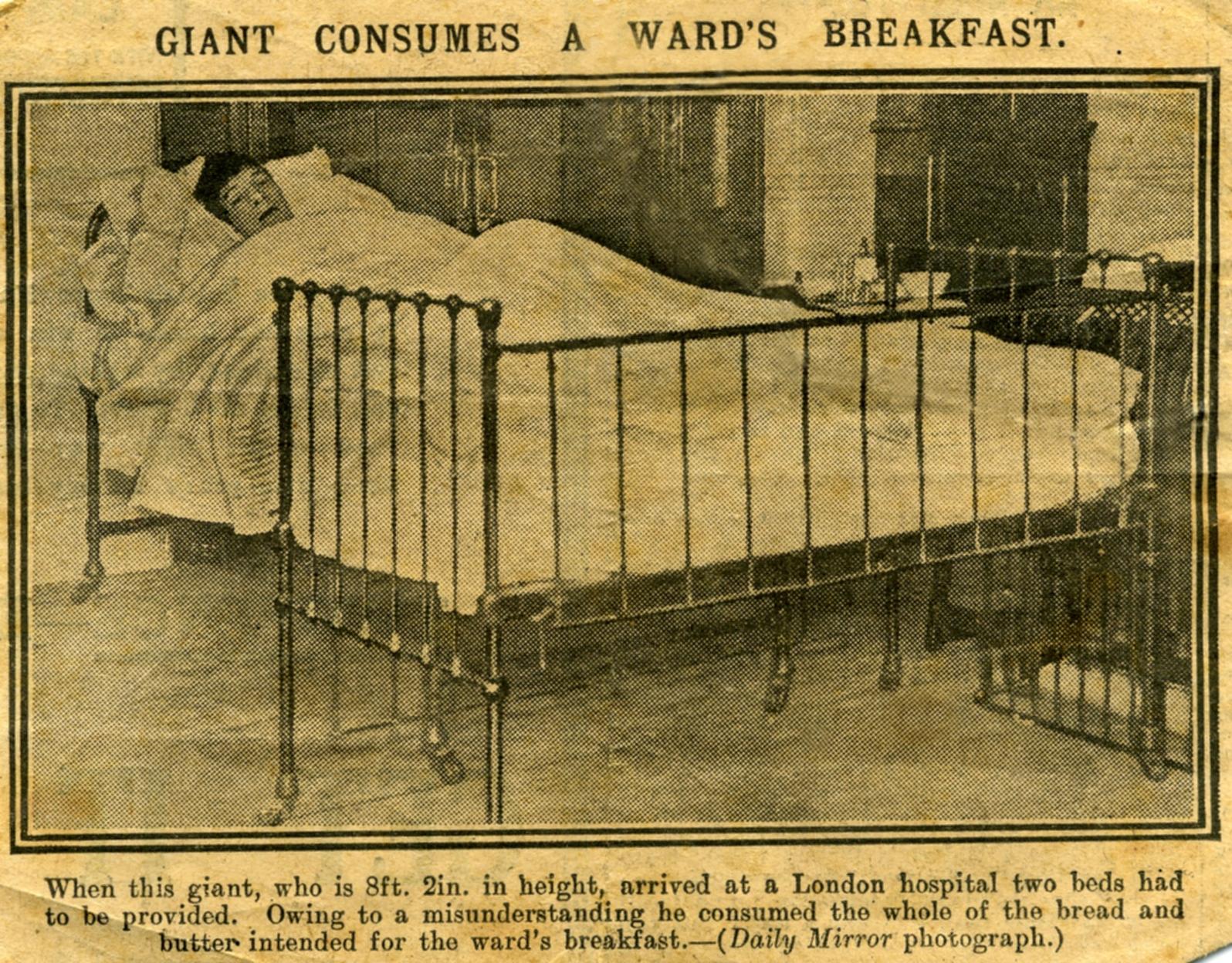 Frederick Kempster - The tallest man Wiltshire