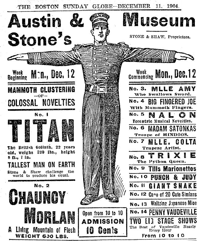 George Auger - The Cardiff Giant The tallest man Wales