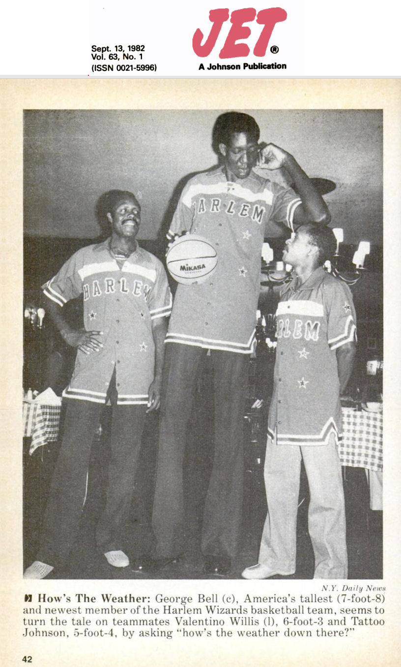 George Bell - The tallest man U.S.A.