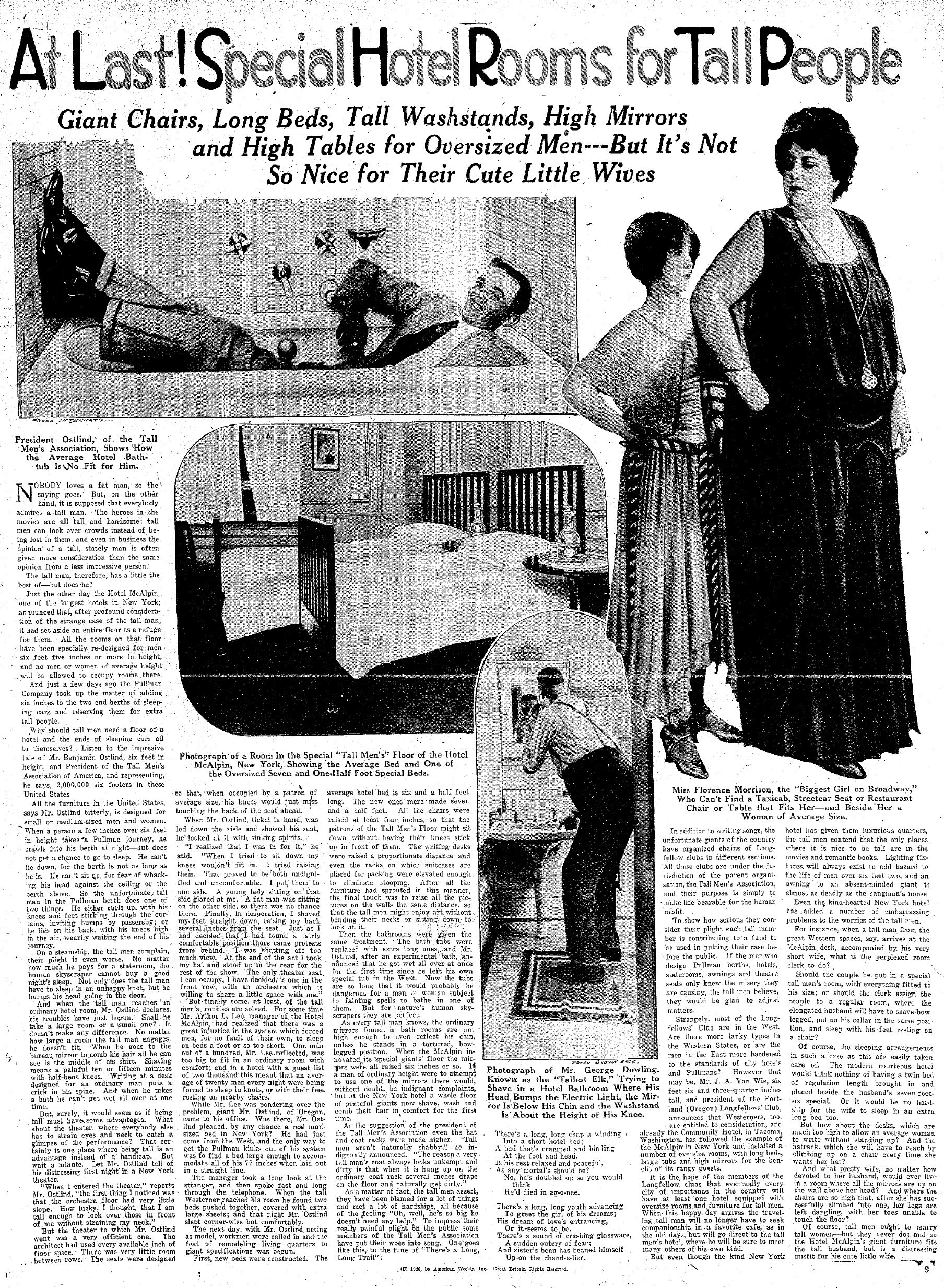 George Dowling The tallest man England