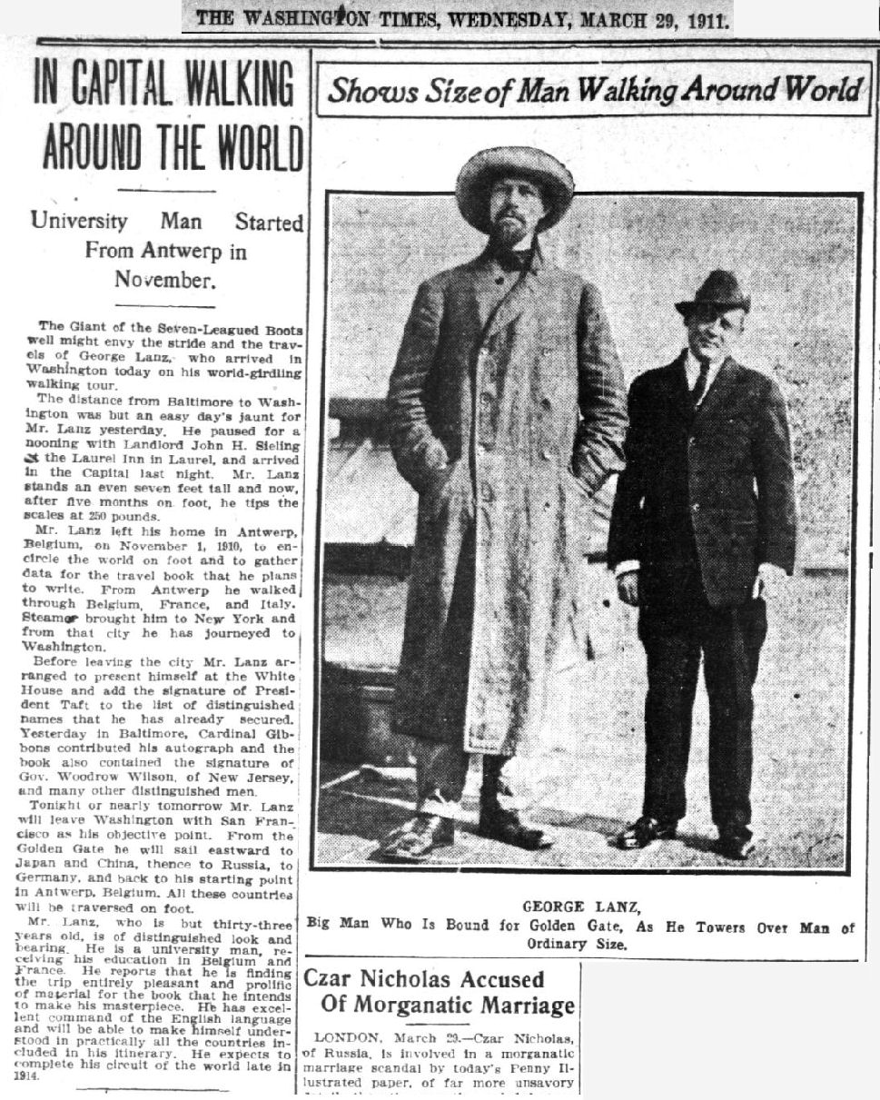 George Lanz The tallest man Canada