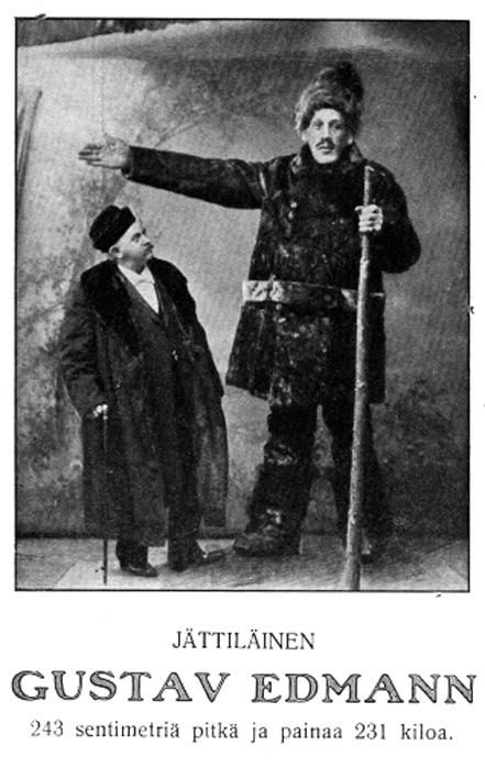 Gustaf Edman The tallest man in Sweden