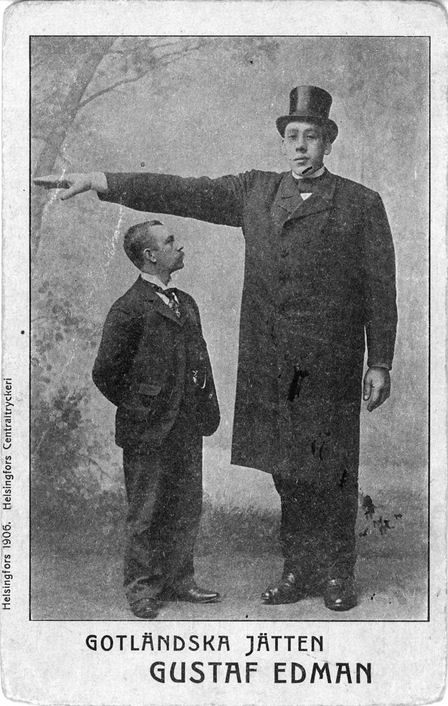 Gustaf Edman The tallest man in Sweden