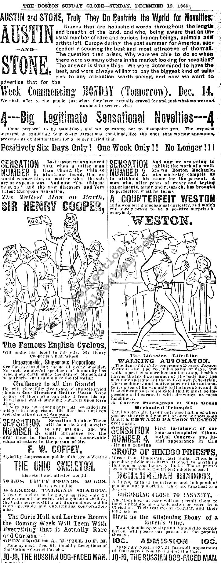 Henry Alexander Cooper - The tallest man Yorkshire