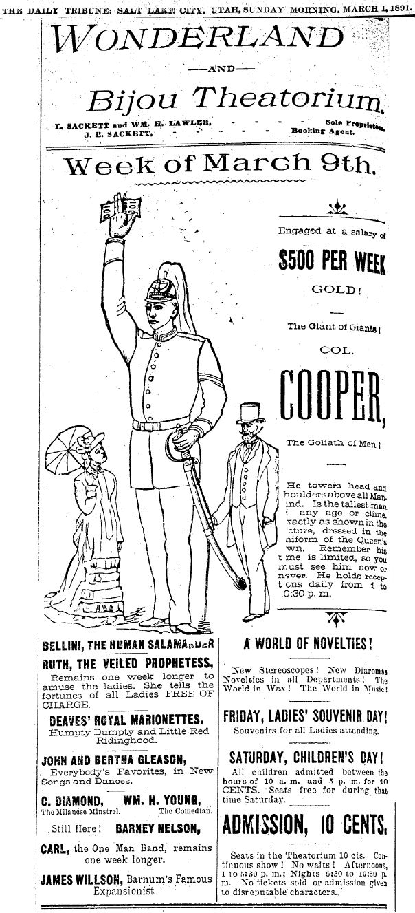 Henry Alexander Cooper - The tallest man Yorkshire