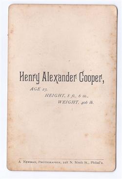 Henry Alexander Cooper - The tallest man Yorkshire