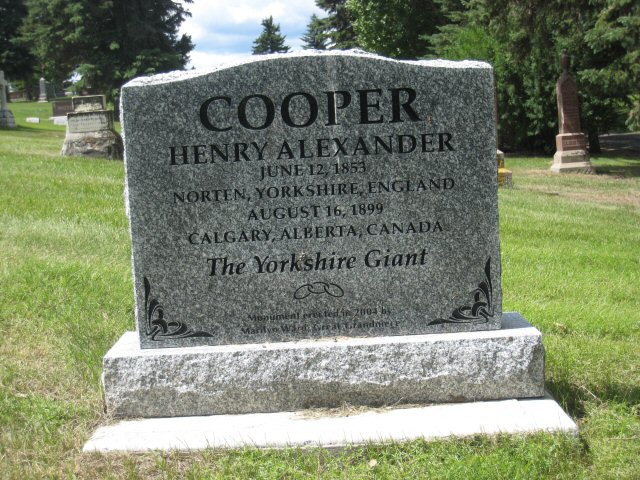 Henry Alexander Cooper - The tallest man Yorkshire
