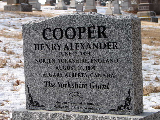 Henry Alexander Cooper - The tallest man Yorkshire