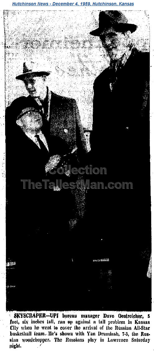 Jan Kruminsh The tallest man Russia