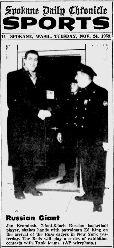 Jan Kruminsh The tallest man Russia