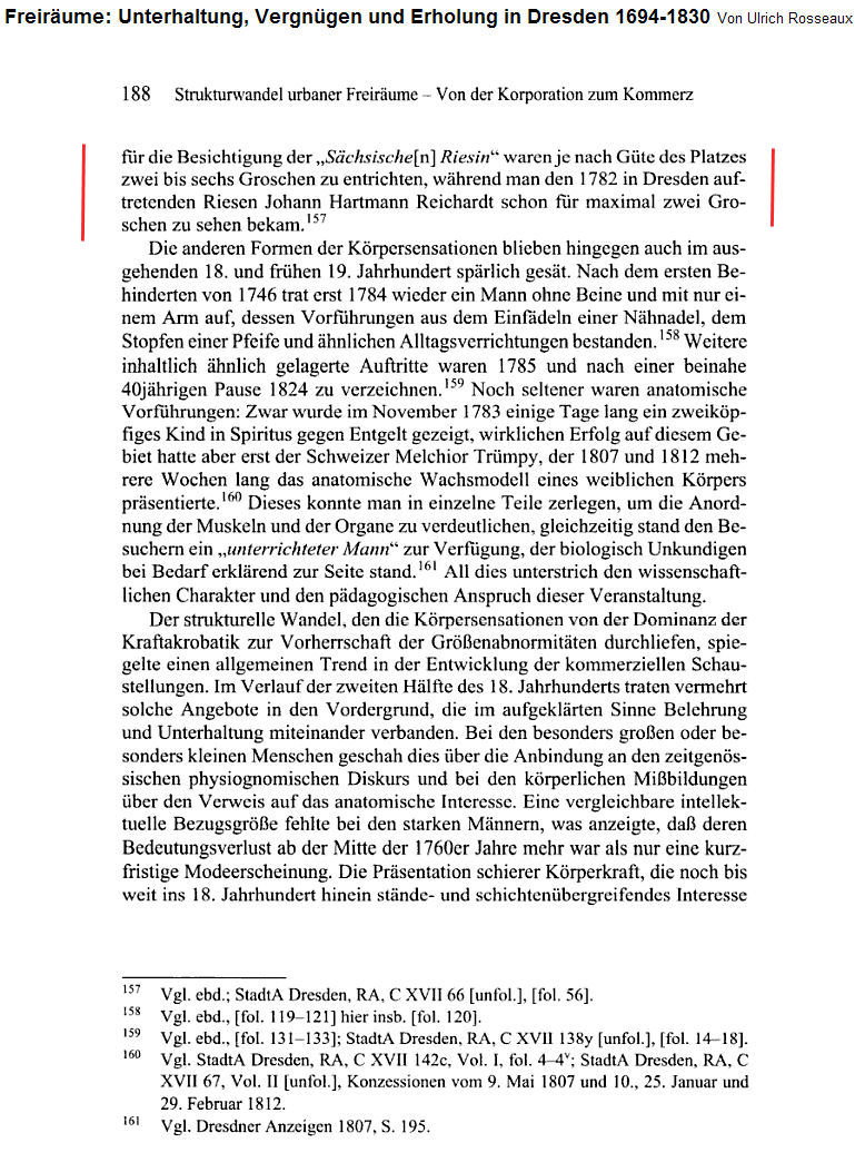 J.H. Reichart The tallest man Friedburg