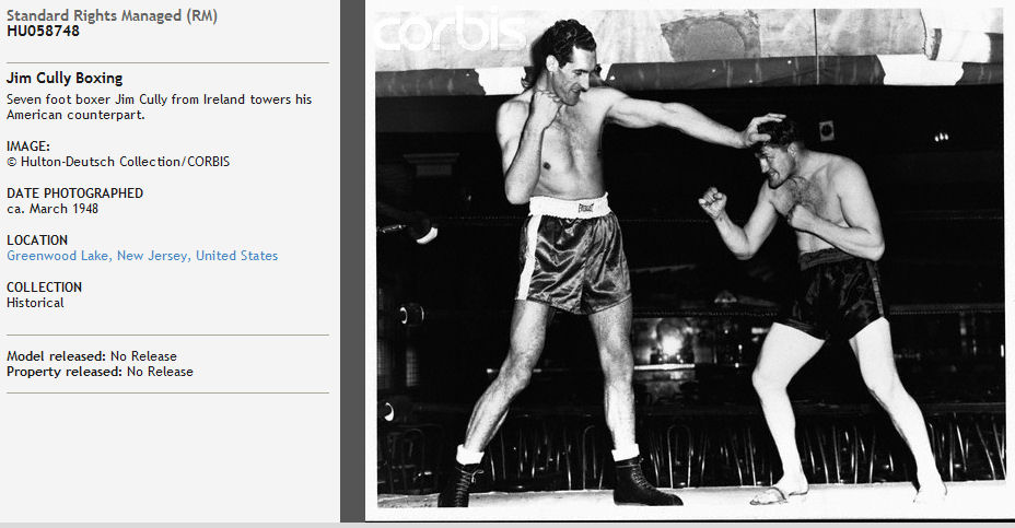 Jim Cully The tallest boxer