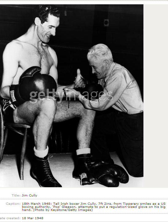 Jim Cully The tallest boxer