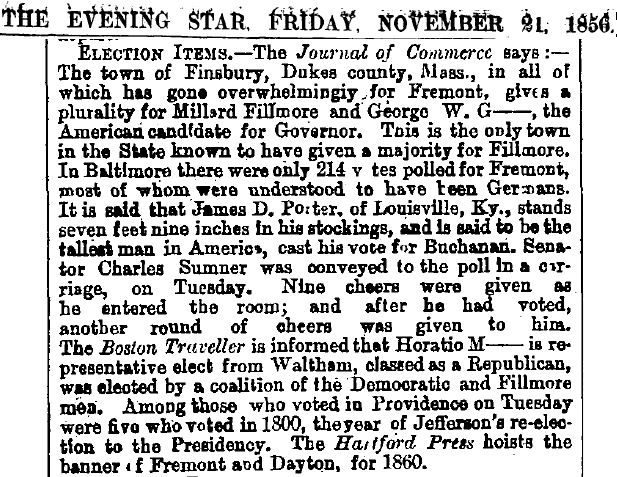 Jim Porter - The tallest man