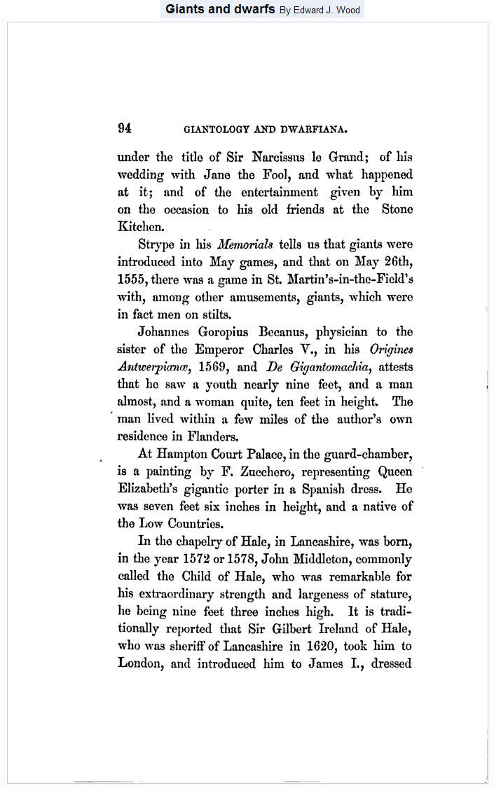 John Middleton The child of hale - The tallest man