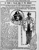 John William Rogan The tallest man Tennessee Bud