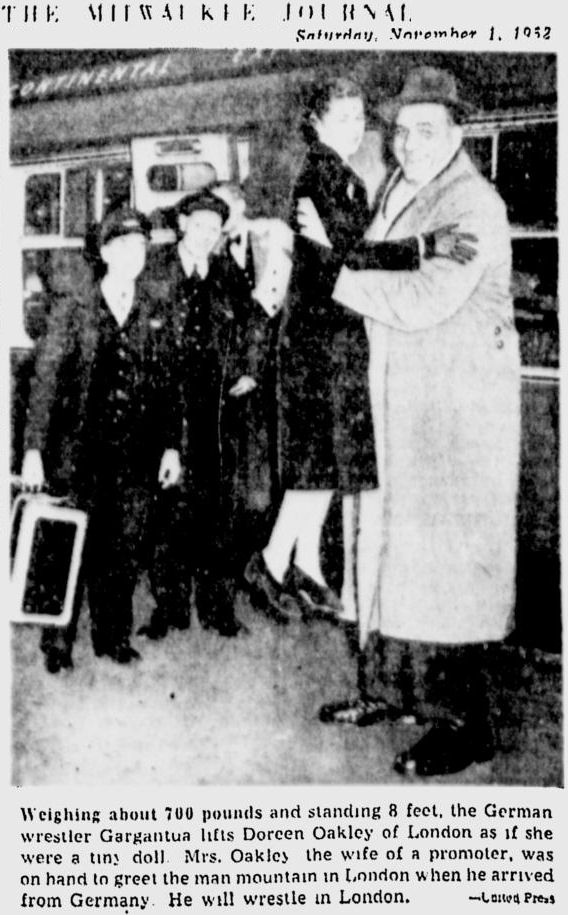 Kurt Zehe - The tallest wrestler