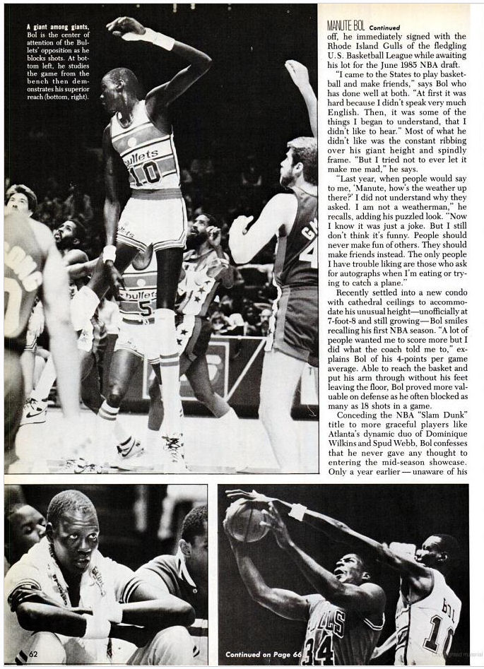 Manute Bol - The tallest man Sudan