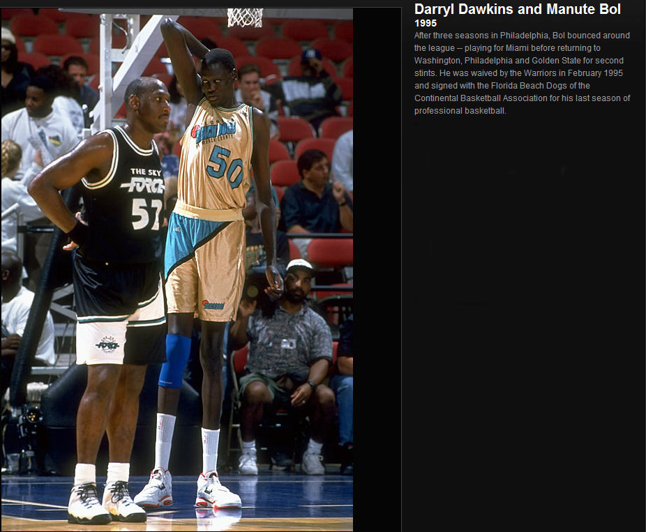 Manute Bol - The tallest man Sudan