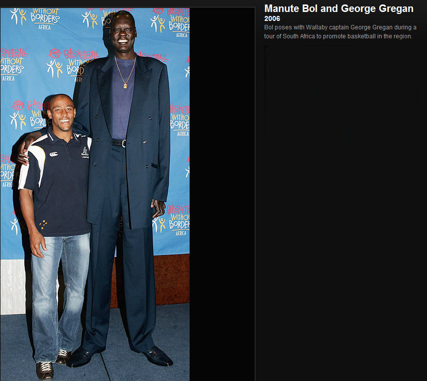 Manute Bol - The tallest man Sudan