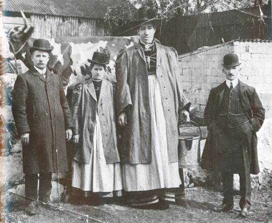Maria Fassnauer or Mariedl The tallest woman