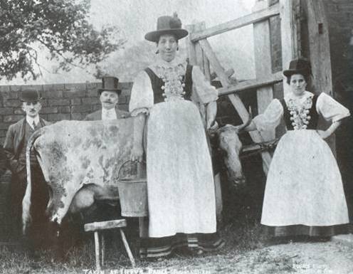 Maria Fassnauer or Mariedl The tallest woman