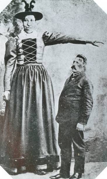 Maria Fassnauer or Mariedl The tallest woman